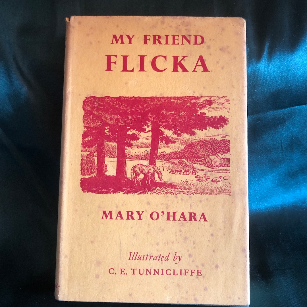 My Friend Flicka, A Rare Vintage Book by Mary O'hara, Early Hard Cover ...