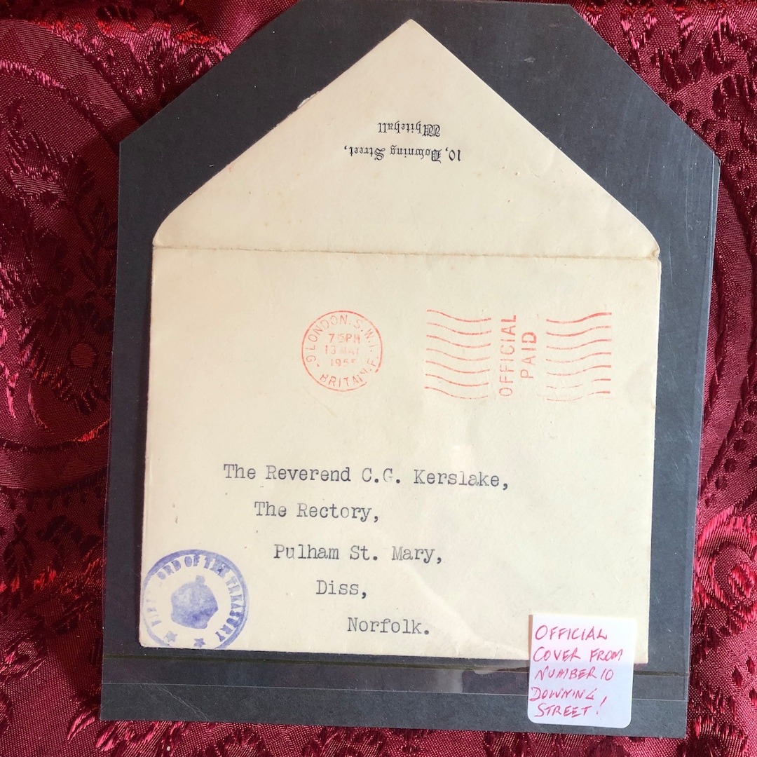 Rare Official Correspondence Envelope, 10 Downing Street, London, First ...