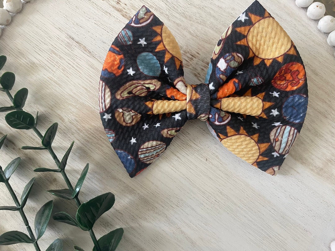 Solar System Hair Bow/wrap - Etsy