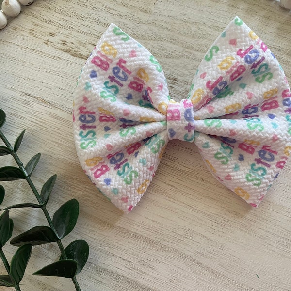 Big Sister Hair Bow - Etsy
