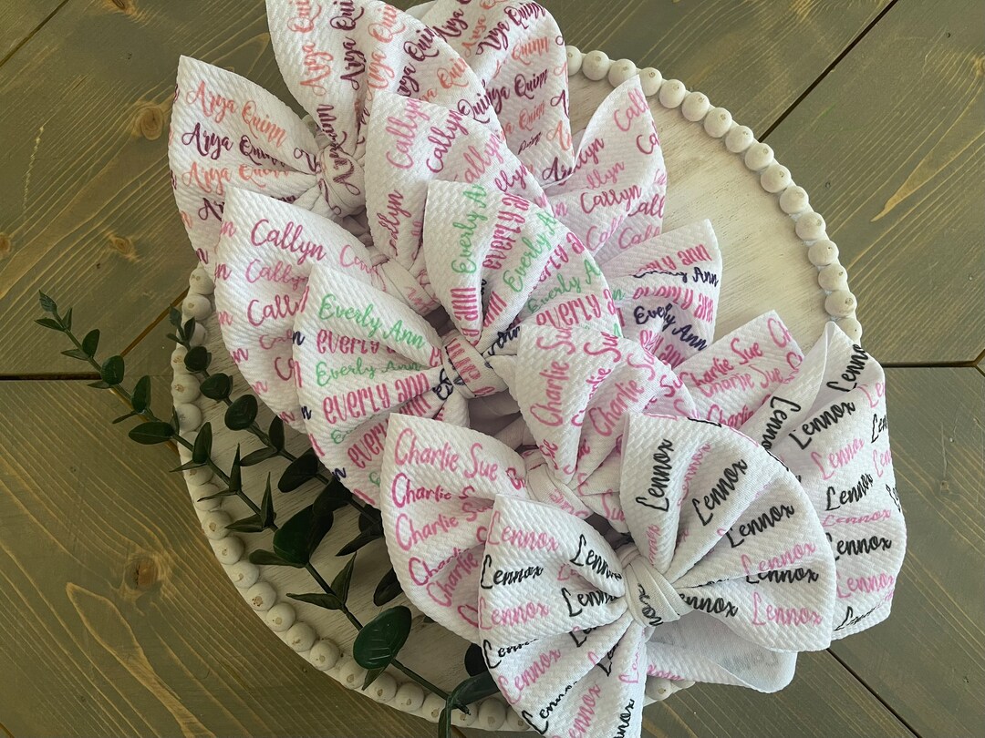 Custom Name Hair Wraps - Etsy