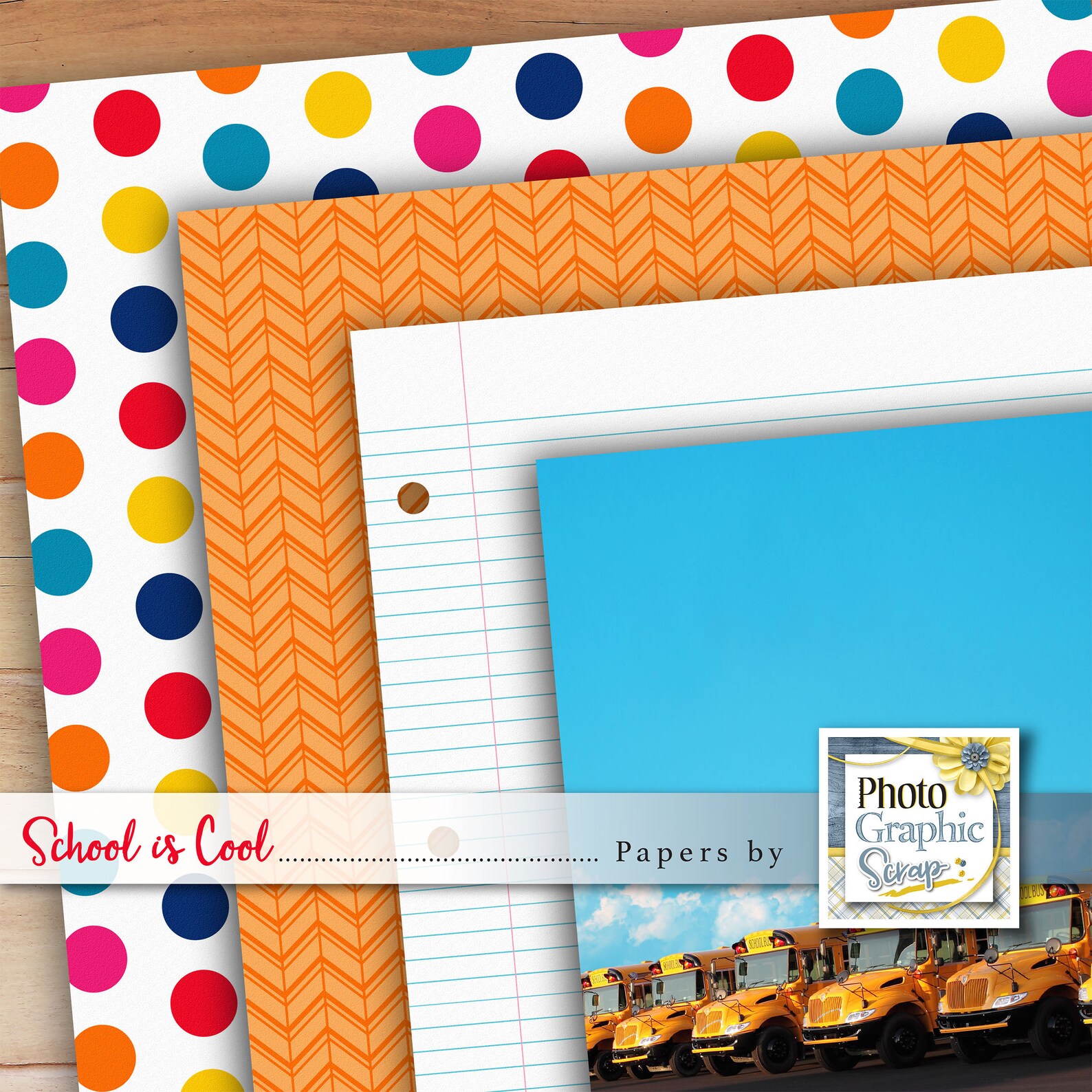 School Digital Scrapbook Papers, Printable Papers, Pattern Papers. - Etsy