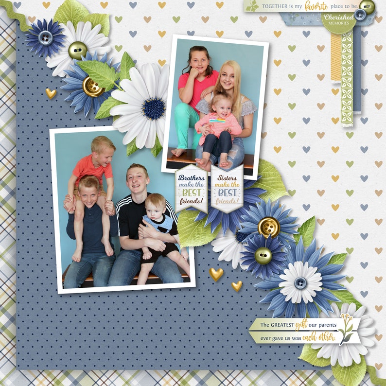Family Tree Digital Scrapbook Elements Family Tree Art. - Etsy