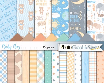 Baby Boy Papers | Etsy