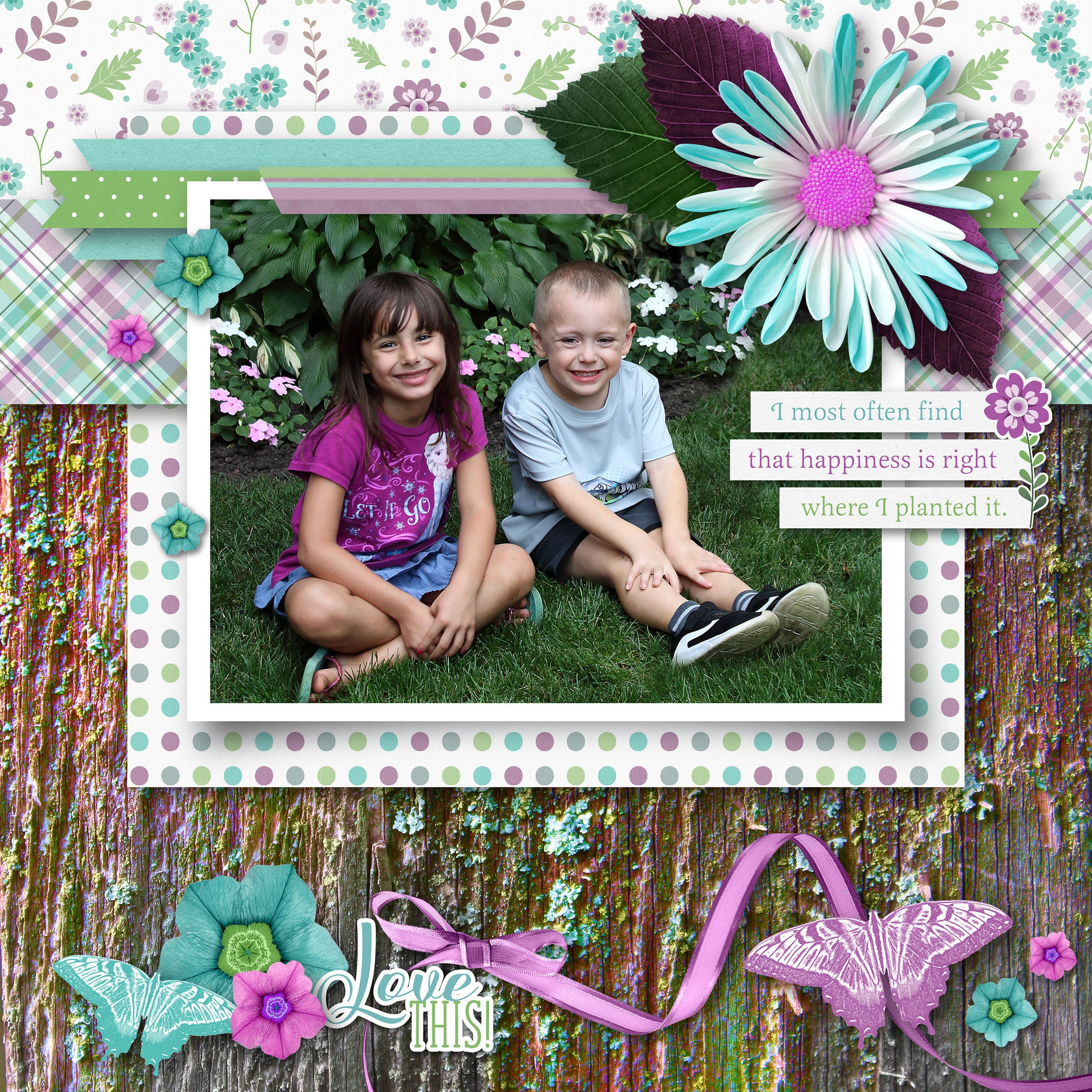 Nature Digital Scrapbook Elements, Nature Clipart. - Etsy
