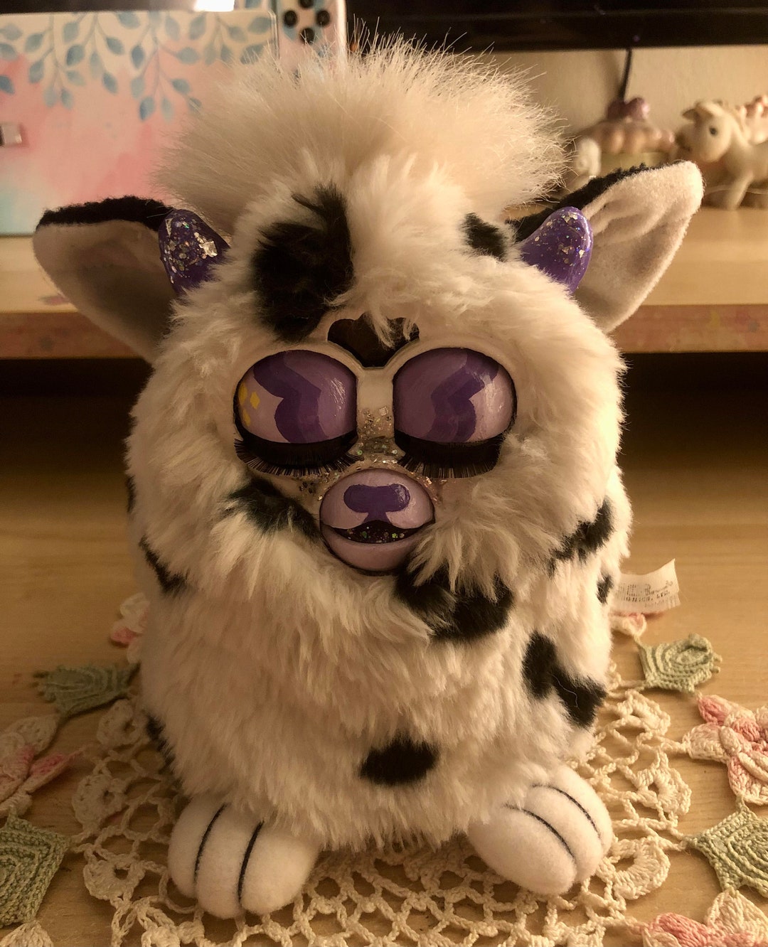 Custom Furby Purple Cow - Etsy