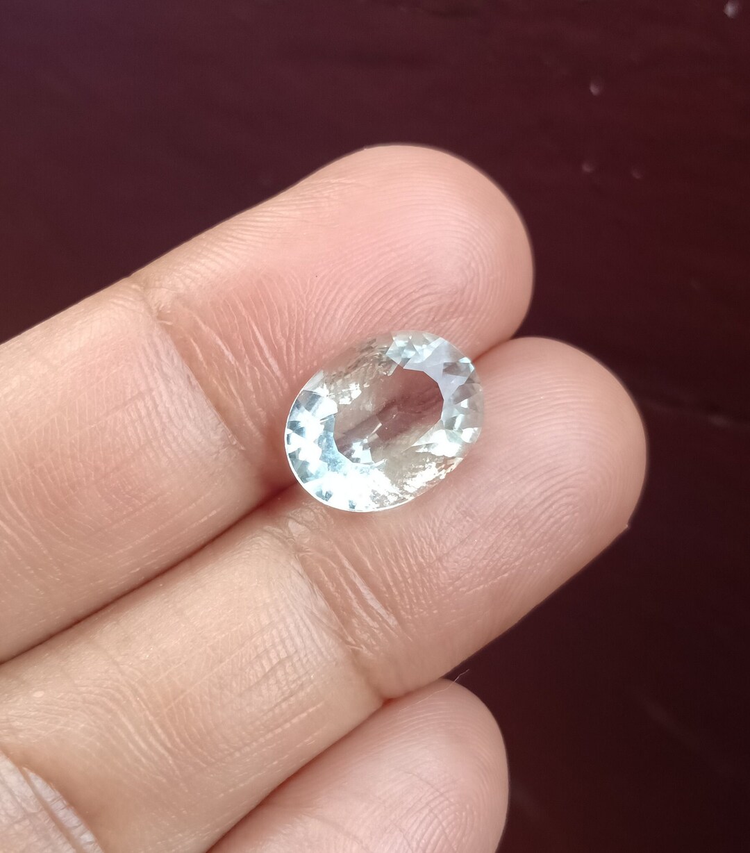 2.94 Crt. Goshenite colorless Beryl. Natural. Facet. - Etsy