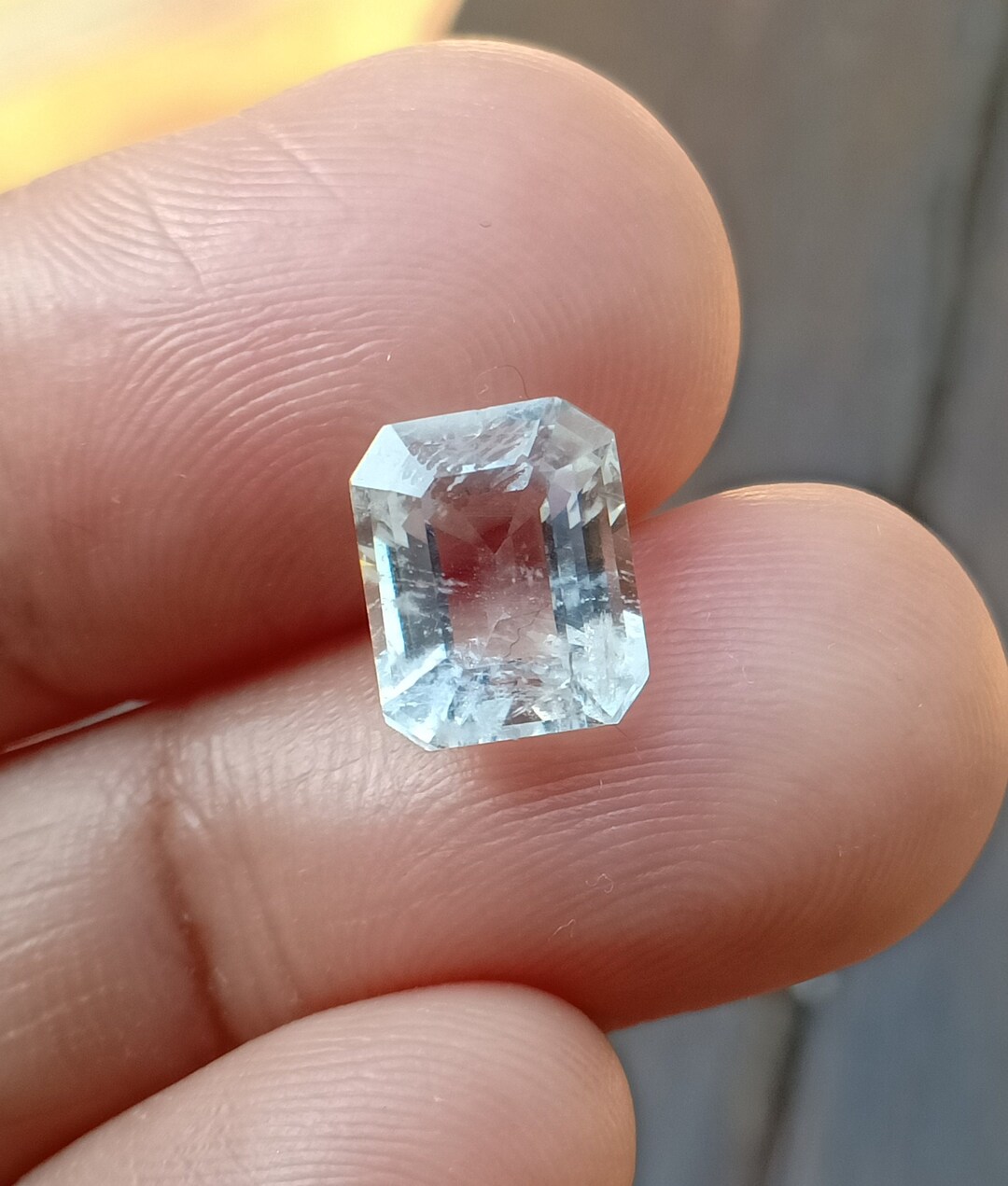 2.18 Crt. Goshenite (colorless Beryl). Natural. Facet. - Etsy