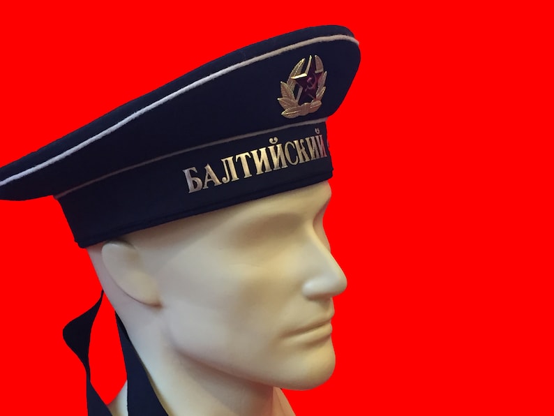 Vintage cap of the Russian Soviet sailor new original sea cap | Etsy