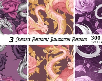 Seamless Shark Digital Pattern, Instant Download, JPEG, 300 DPI, 12X12 ...