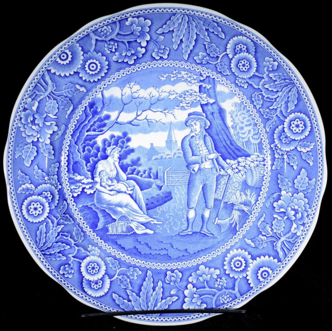 Spode Blue Room Collection Woodman England - Etsy