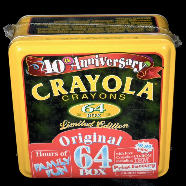 Crayola Crayon Tin - Etsy