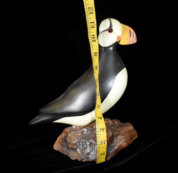 Art Objects Sculpture Art & Collectibles Atlantic Puffin Hand Carved By ...