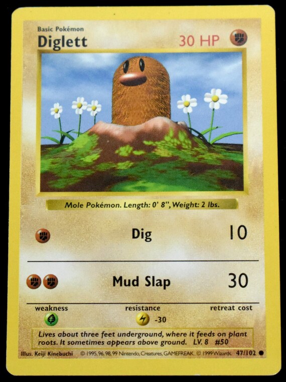 Diglett Pokemon Card