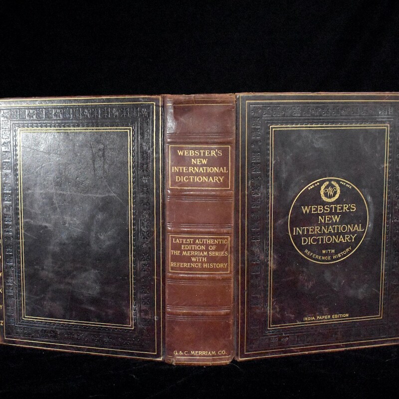 Antique Dictionary - Etsy