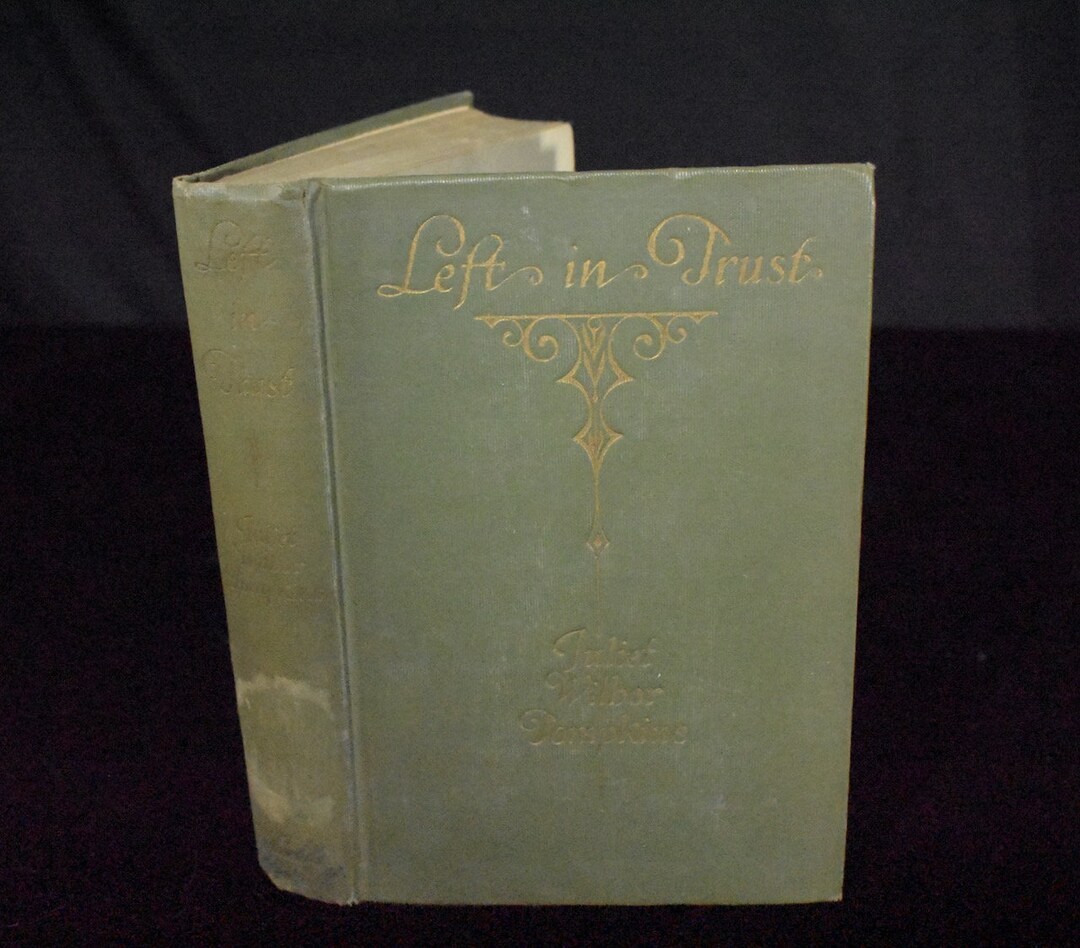 Left in Trust, by Juliet Wilbor Tompkins, First Edition 1929 - Etsy