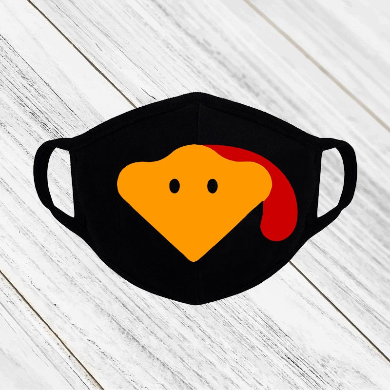 Thanksgiving Mask Thanksgiving Face Mask Turkey Mask Turkey | Etsy