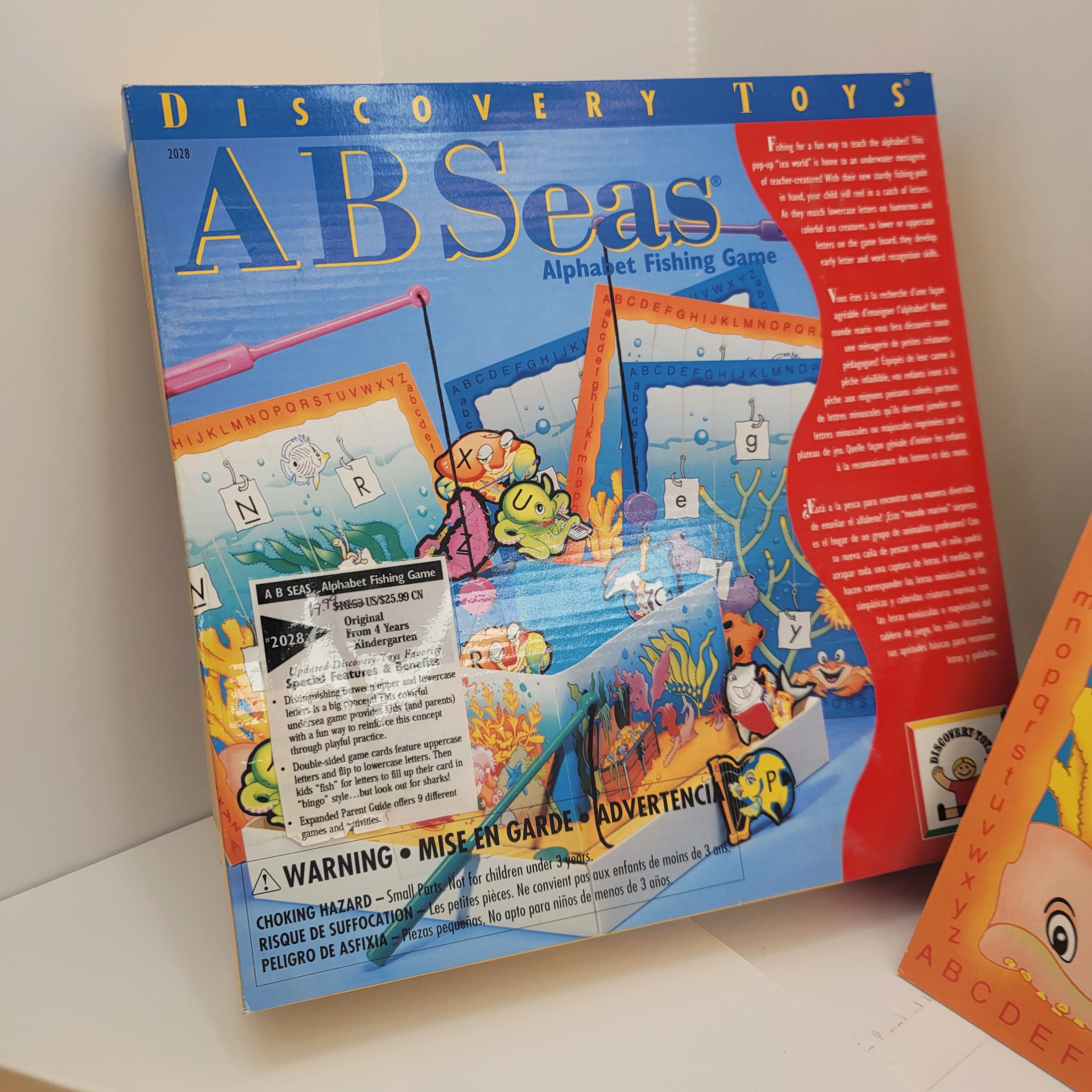 Discovery Toys (ABC) AB Seas Alphabet Fishing Game Educational 4+ All ...