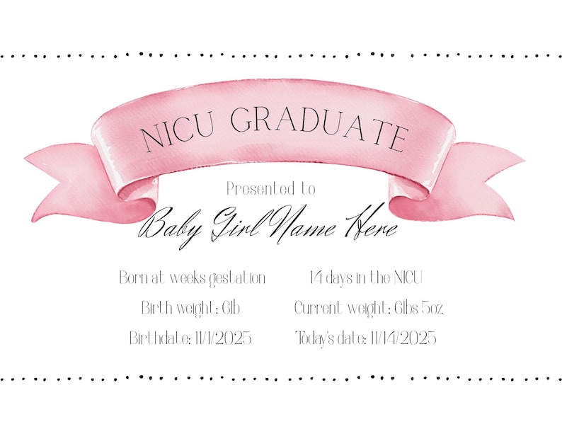 NICU Graduate Digital Print - Etsy