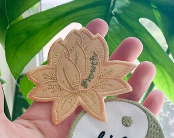 Sunset Yoga Patch Beach Zen Om Peace Discipline Embroidered Iron on ...