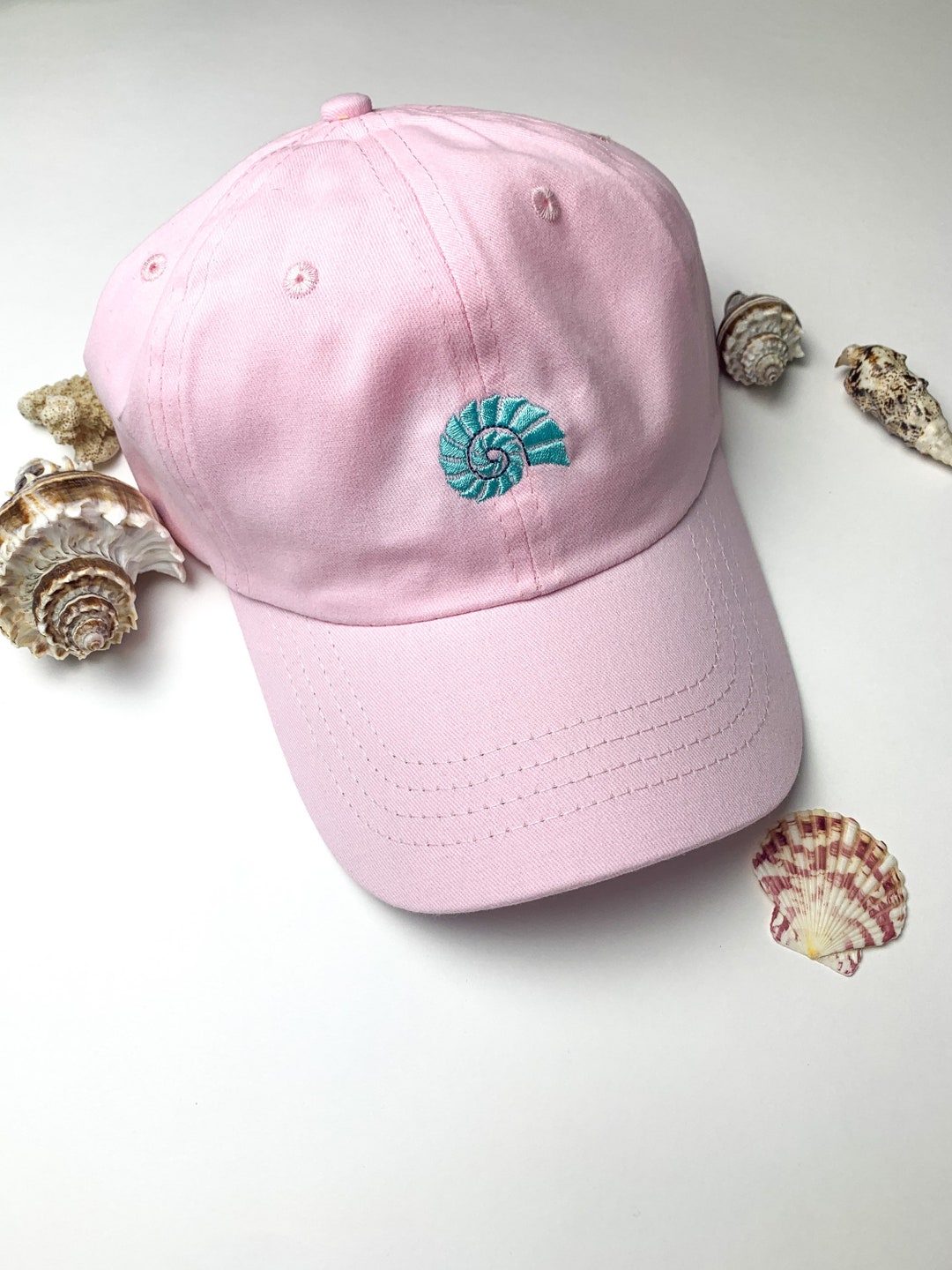 Embroidered Nautilus Seashell Dad Hat Various Hat Color Options - Etsy