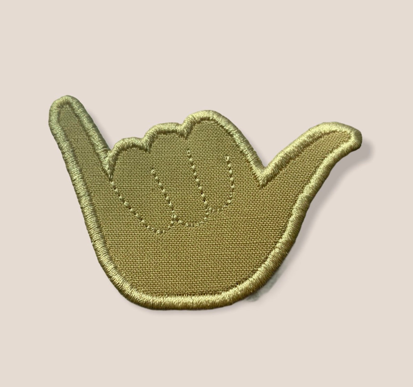 Embroidered Iron on Patch Shaka Hang Loose Hawaiian Surf Hand | Etsy