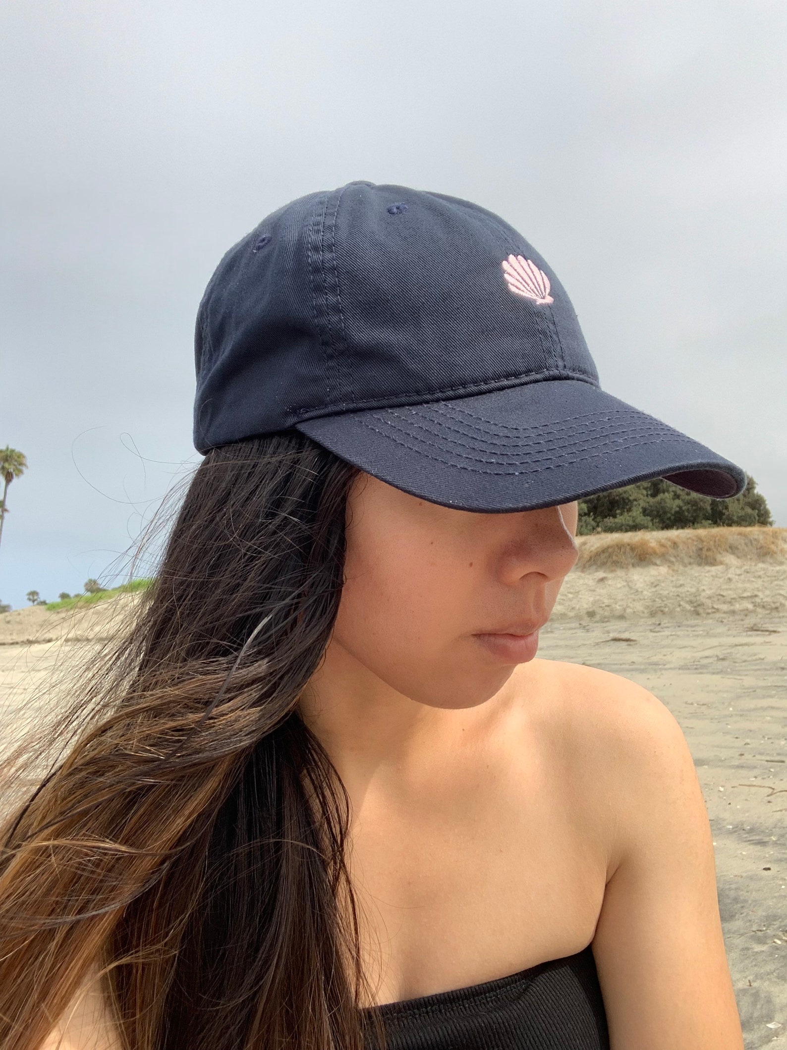 Embroidered Scallop Seashell Dad Hat- Various Hat Color Options - Etsy
