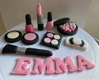 Make up Cake Topper | Etsy