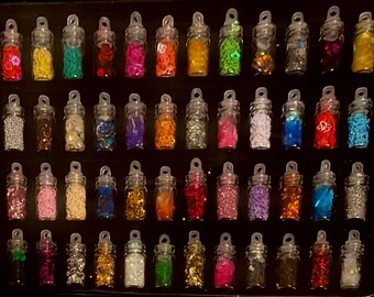 10 Assorted Glitter Easter Eggs 20 X 28 Mm 100/8 - Etsy