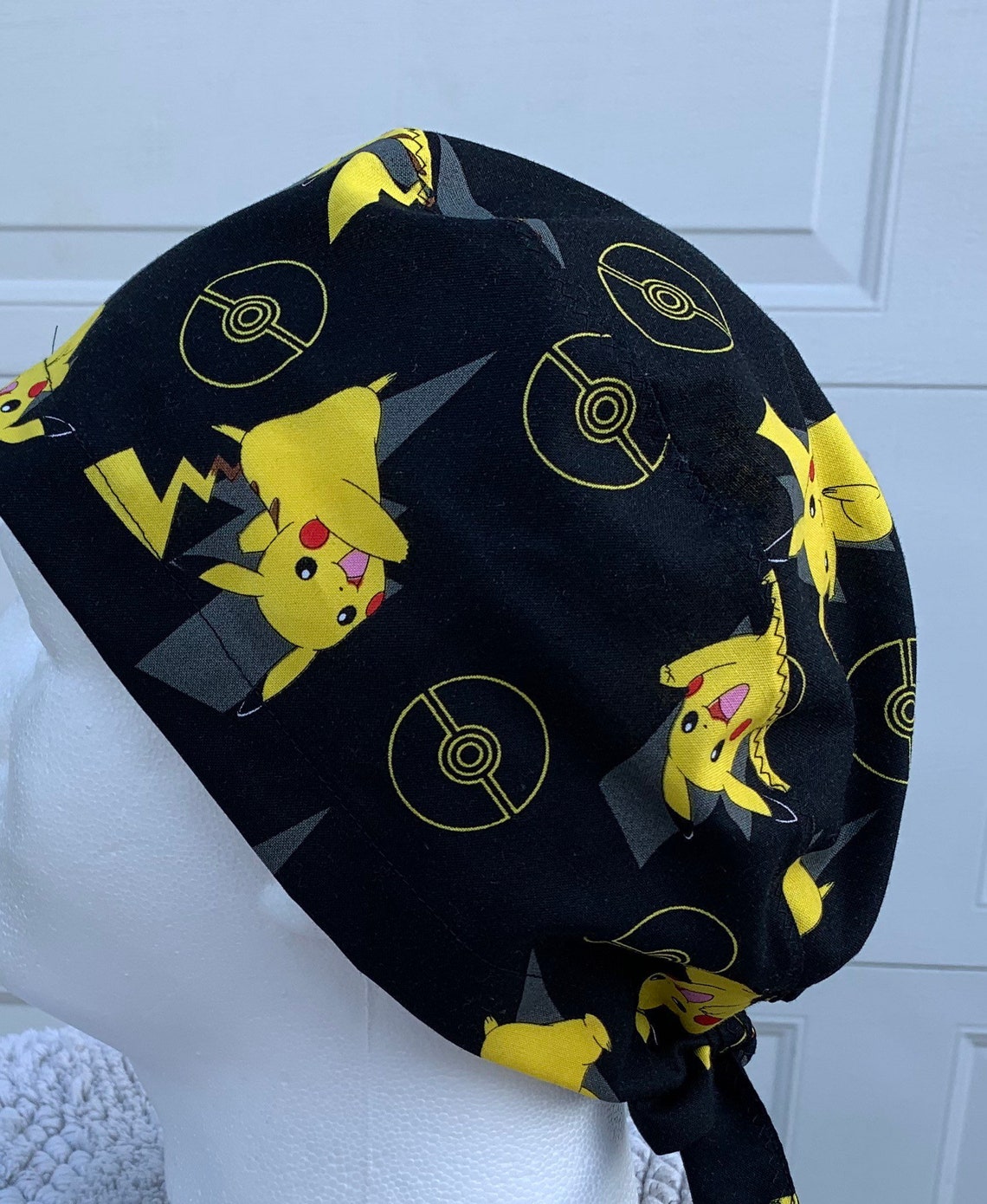 POKÉMON Scrub Cap for Medical Workers. Unisex Pikachu Surgical cap ...