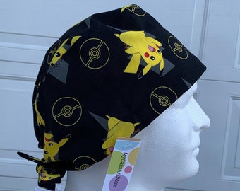 Pikachu Scrub Hat - Etsy