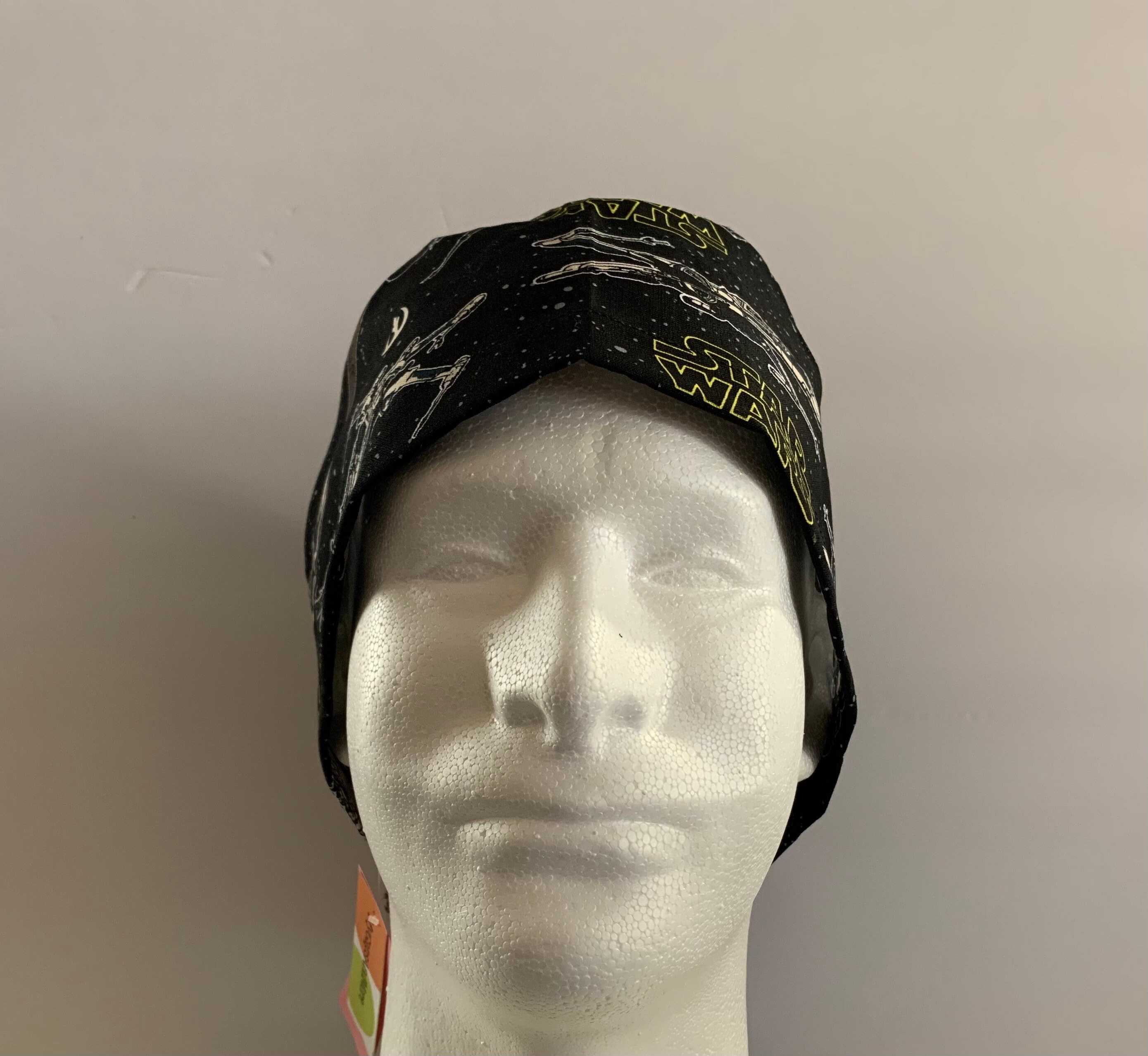 Star Wars Surgical Scrub Cap, Black Spaceship hat, Darth Vader hat ...