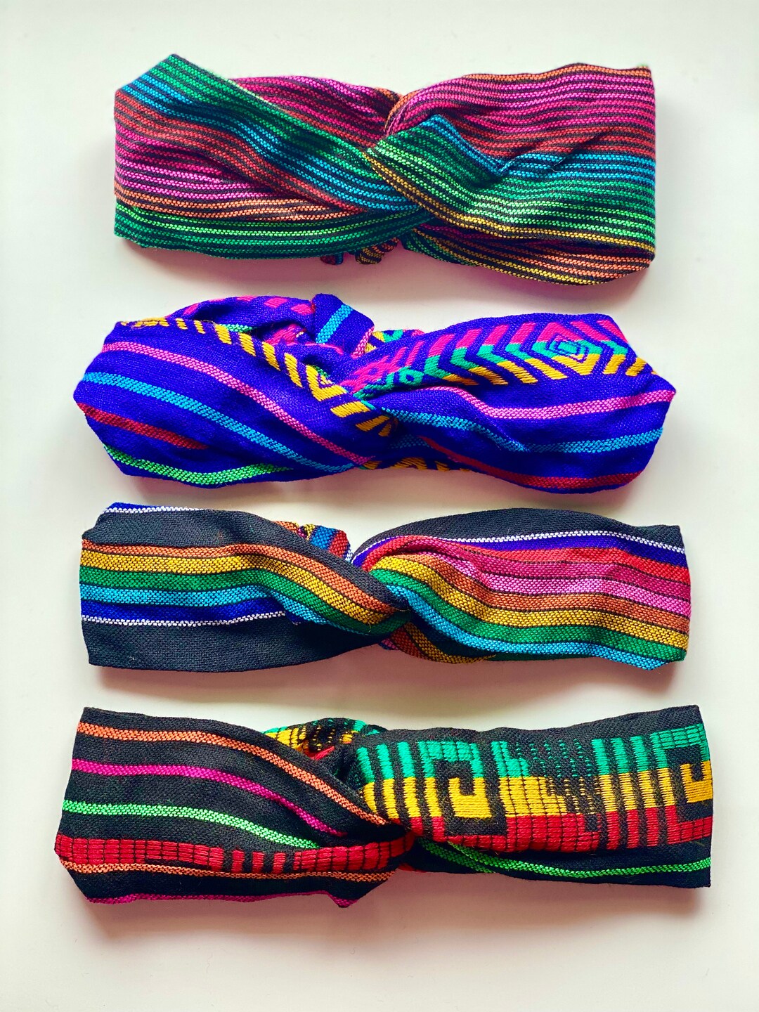Colorful Twist Headband, Mexican Twist Headband, Knotted Turban ...