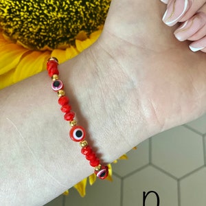 Mexican Evil Eye Woven Bracelet,handmade Red Eye Red String Bracelet ...