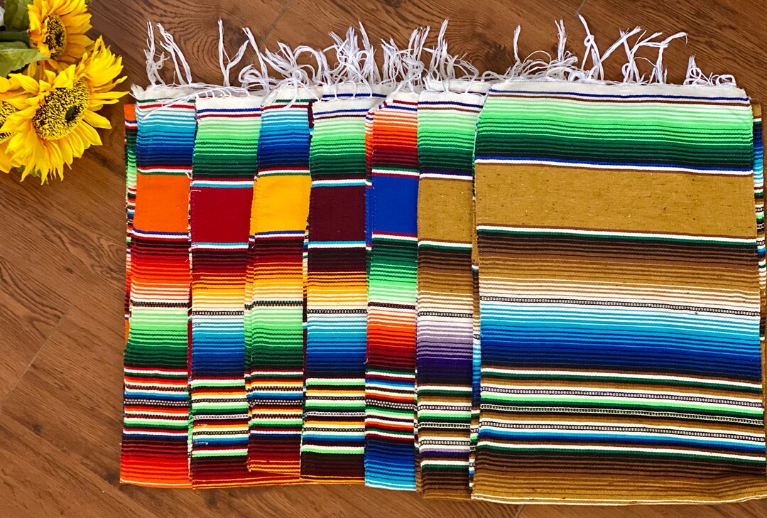 Authentic Mexican Table Runners. Fiesta Theme Decor. Mexican Table ...