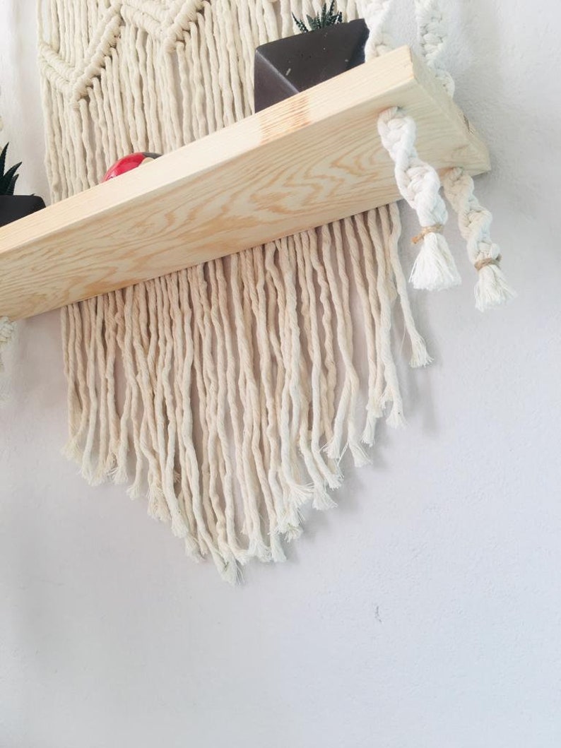 X Large Macrame Shelf Custom Macrame Wall Decor Macrame - Etsy