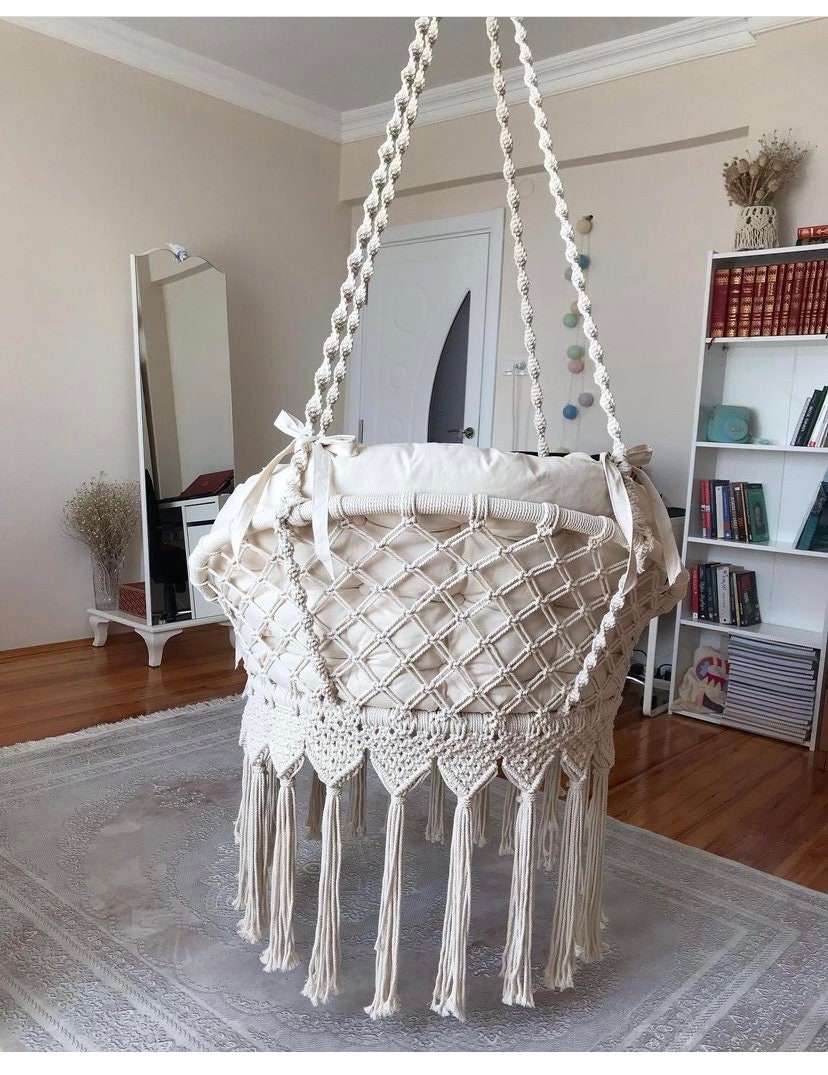 Macrame Hammock Swing Chair Indoor Hammock Chair Macrame - Etsy