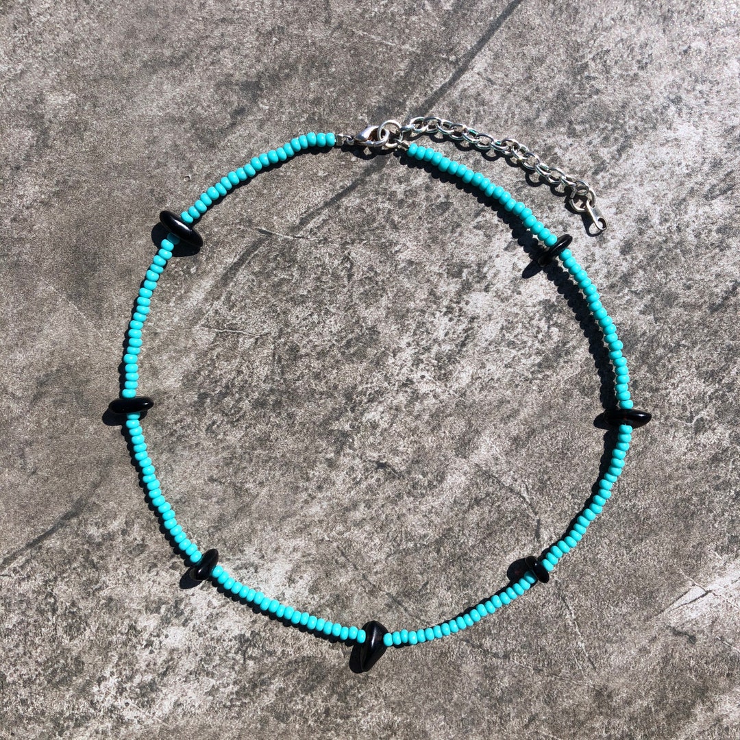 Western Choker Necklace Cowgirl Bead Choker Western Fashion - Etsy