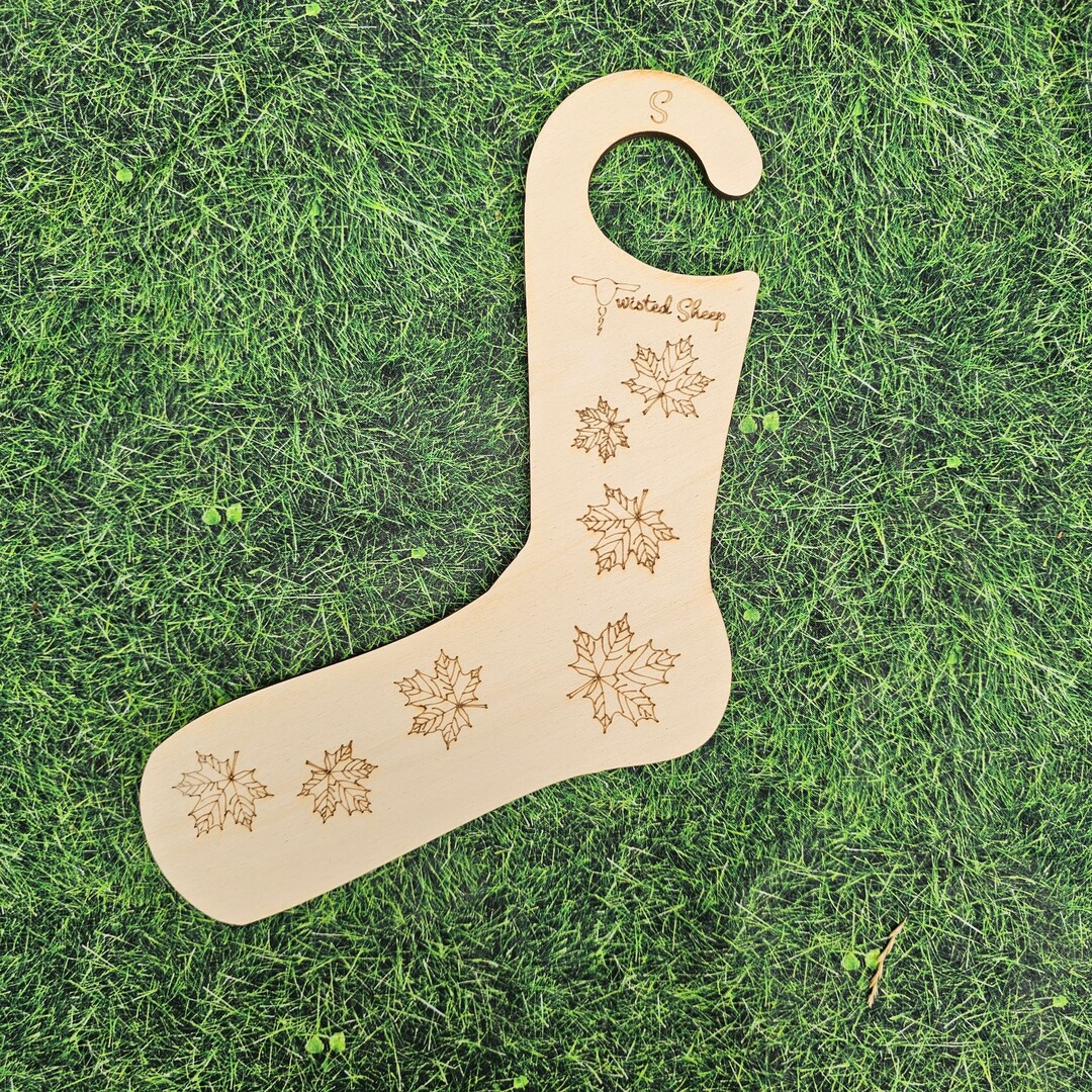 Sock Blockers - Wooden - Maple / Acer Pattern - Etsy