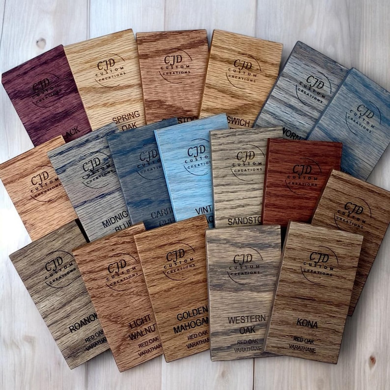 Varathane Real Wood Stain Sample Swatch: 32 Colors for DIY & Home ...