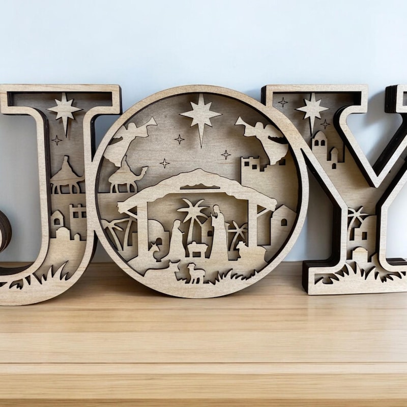 Mini Carved Nativity - Etsy