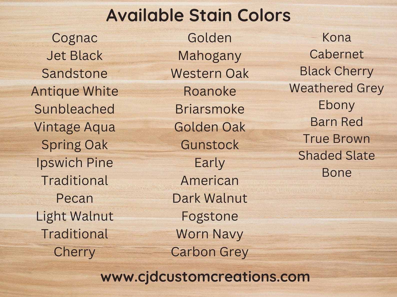 Varathane Real Wood Stain Sample Swatch: 32 Colors for DIY & Home ...