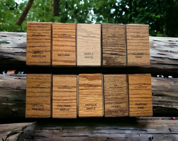 Stained Cedar Samples - Etsy