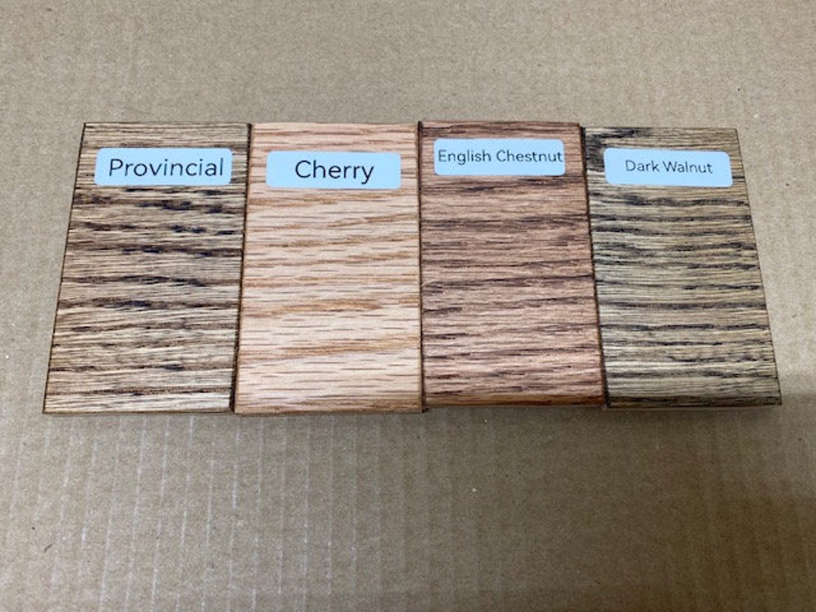 Stain Samples Minwax Stain Samples Birch Red Oak White Oak - Etsy