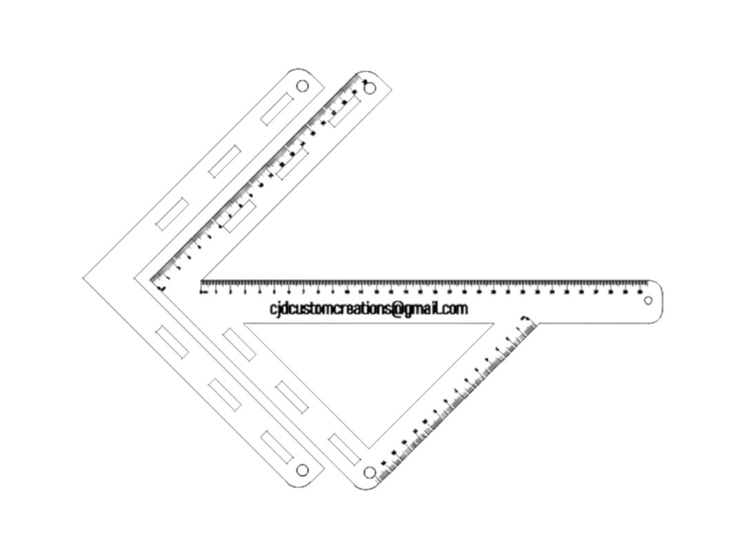 Center Finder Jig Template: Laser Cut Alignment Guide (digital File) - Etsy