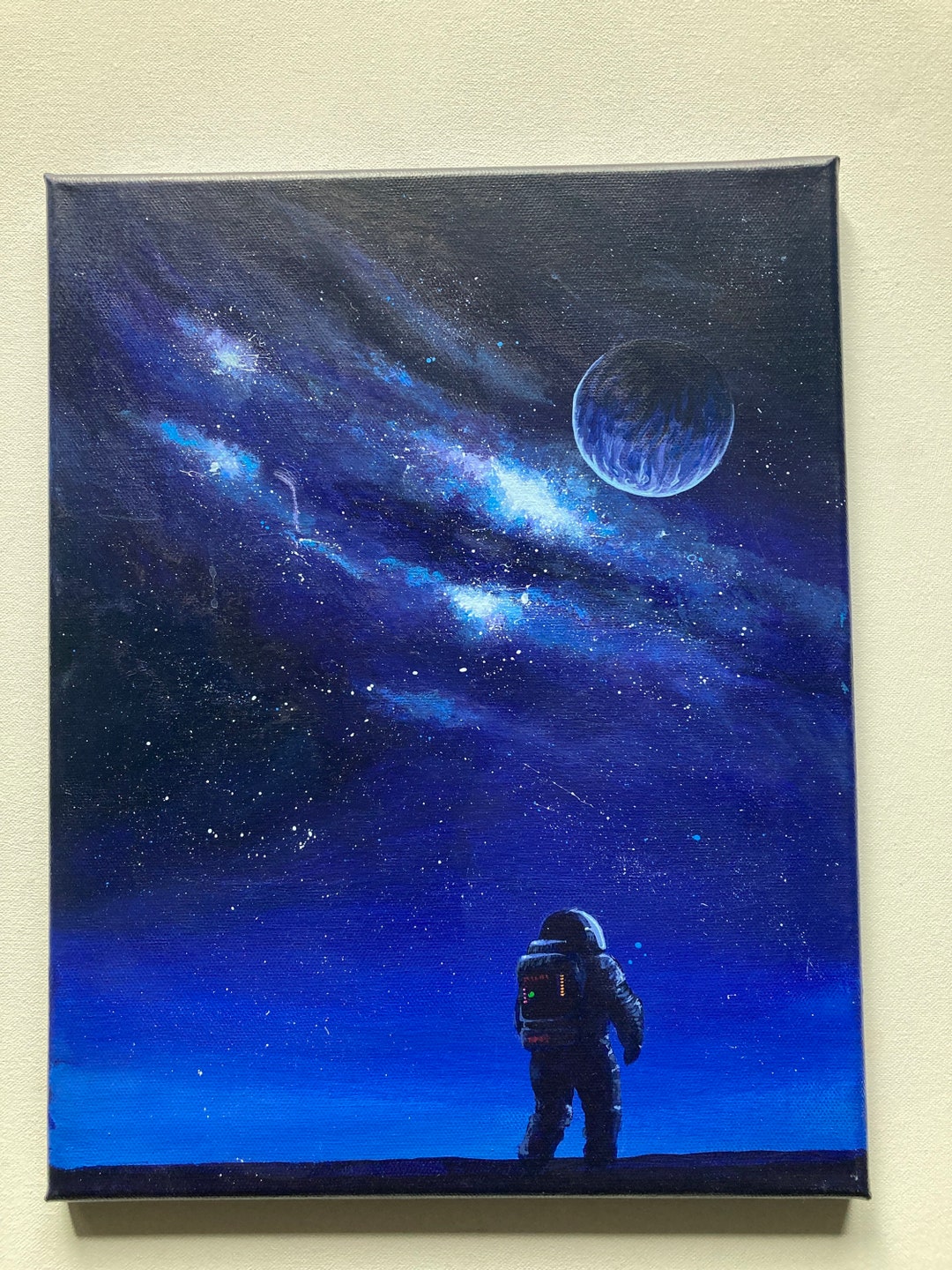 Astronaut Galaxy Space Art - Etsy