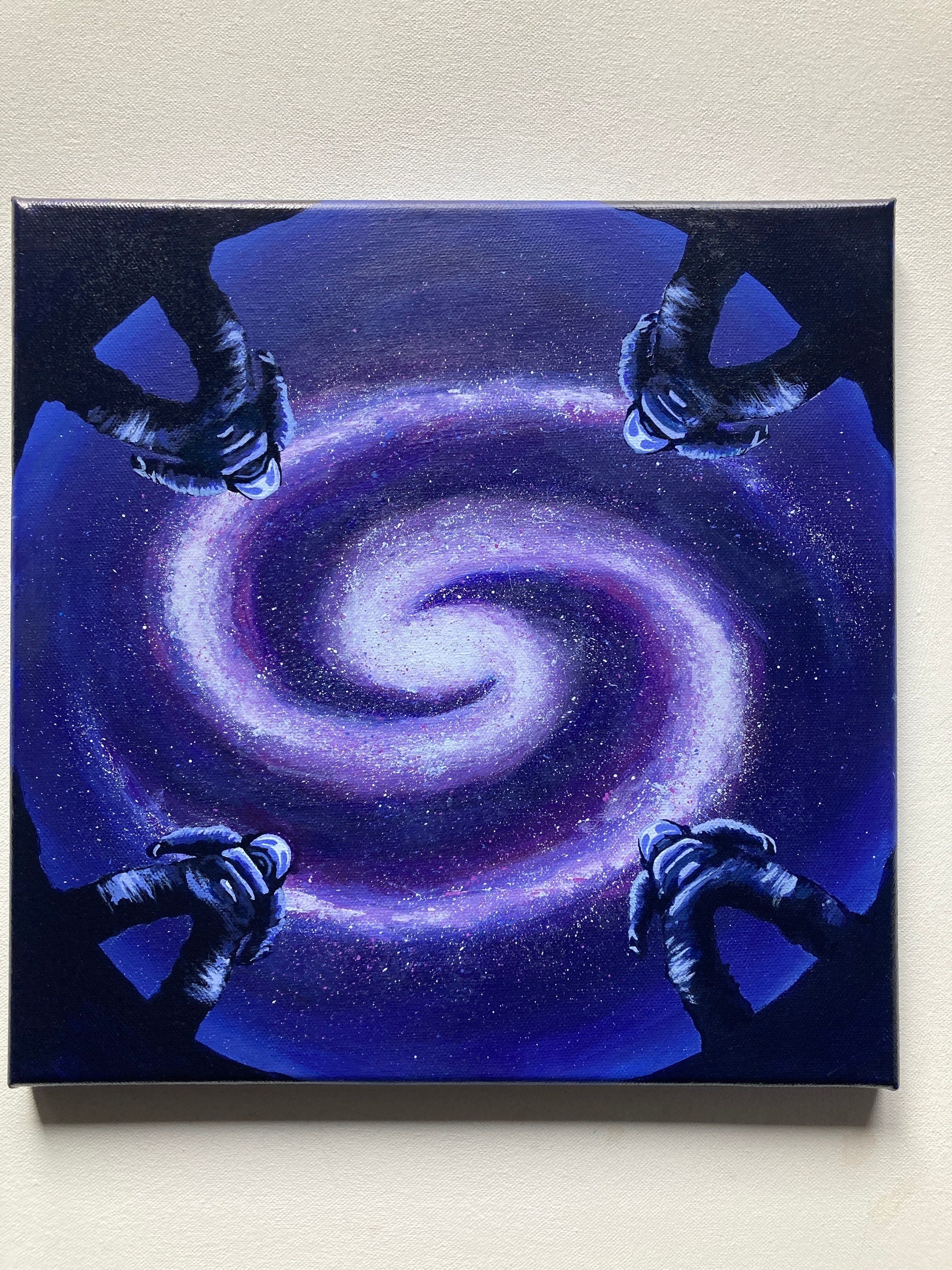 Astronaut Galaxy Celestial Space Art - Etsy