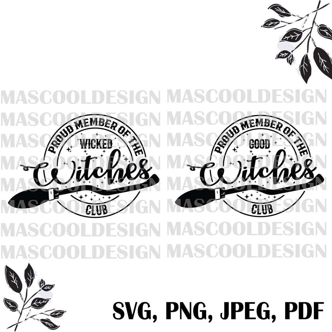 Proud Member Witch Club Svg,good Witch Svg, Wicked Witch Svg,halloween ...