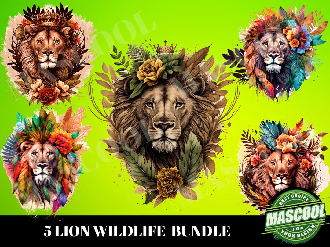 5 Lion Wildlife Png,experience the Power and Majesty of the King of the ...
