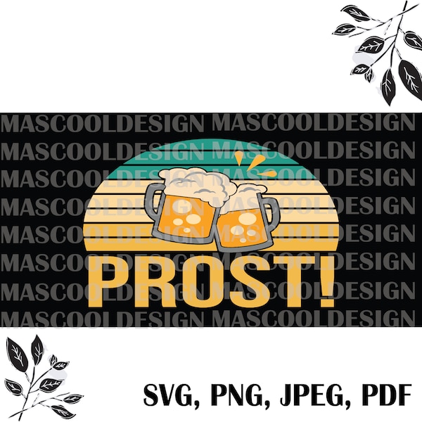 Prost Svg - Etsy